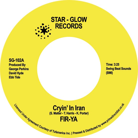 Fir-Ya - Crying In Iran / Keep On Tryin' (RSD 2022) – Record Revivals